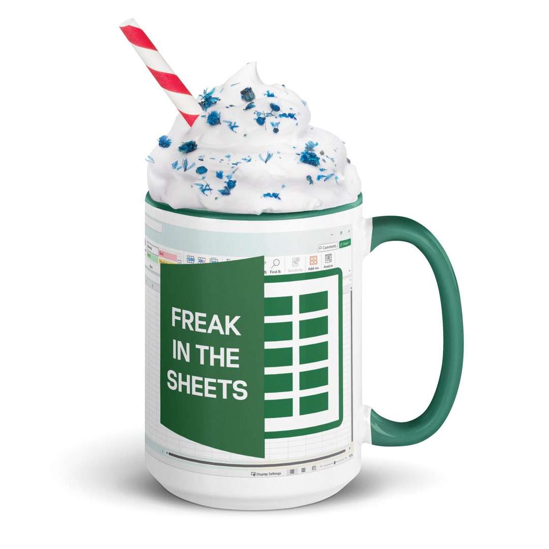 Freak in the Sheets Mug With Color Inside (15oz) - Etsy