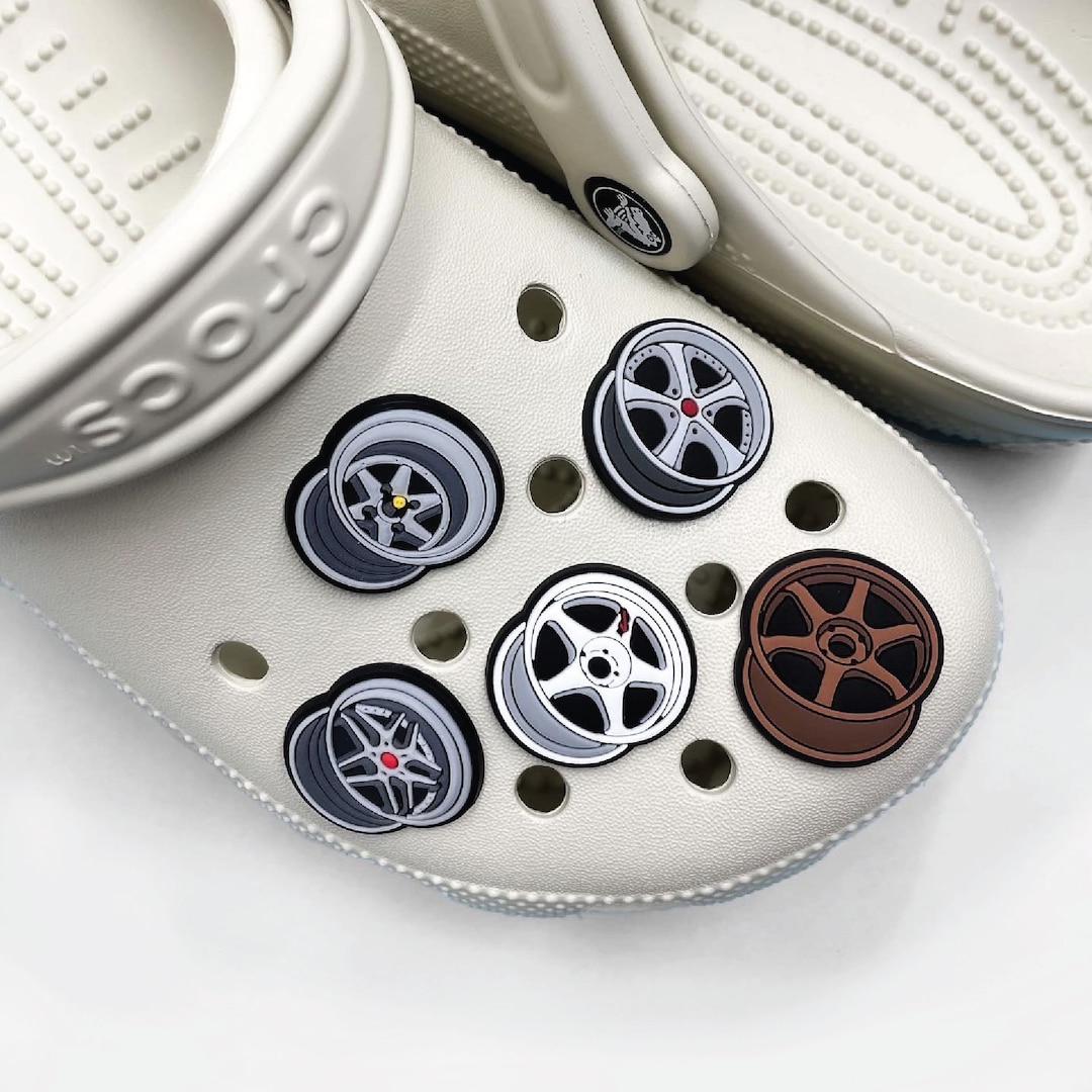 JDM Wheel Croc Charms - Etsy