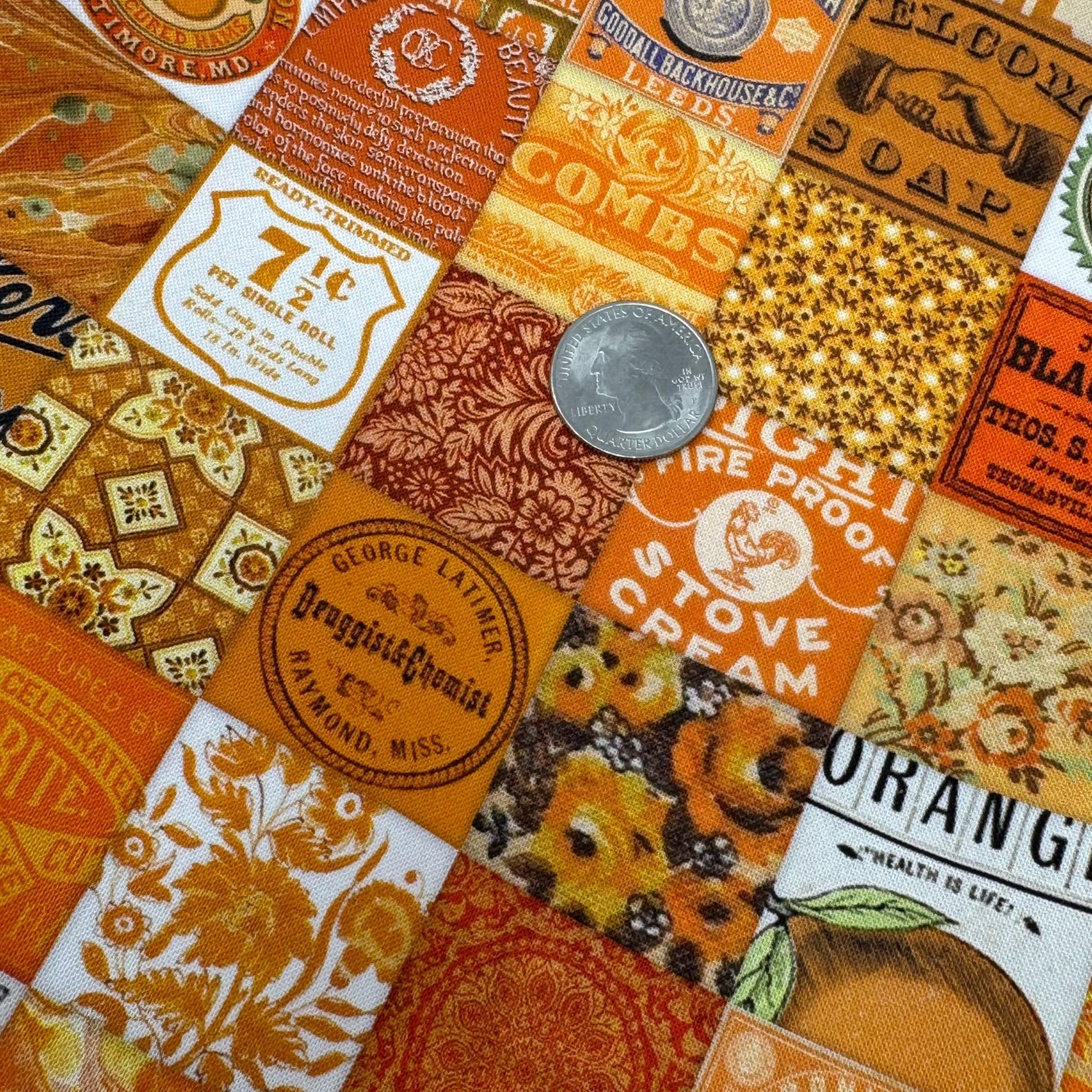 Patchwork Rainbow Collection – Orange – Pinedale Project Bag - Etsy