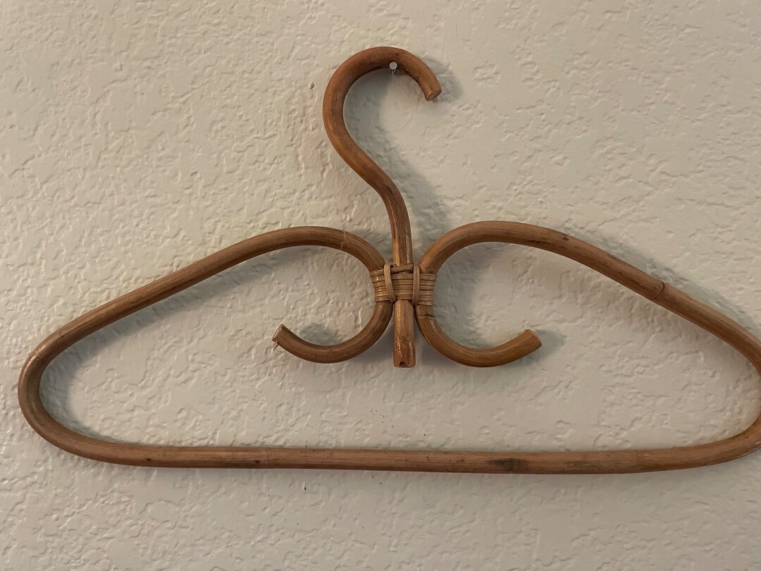Rattan Clothes Hanger. - Etsy