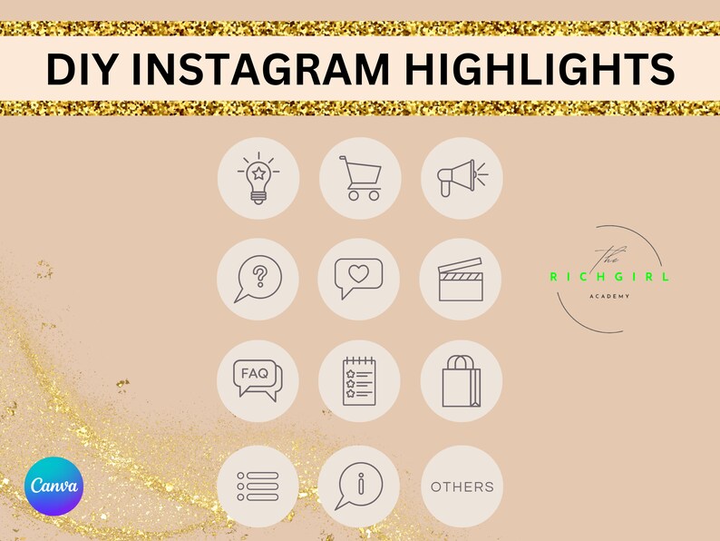 Instagram Highlight Icons, Instagram Highlight Covers, Instagram ...