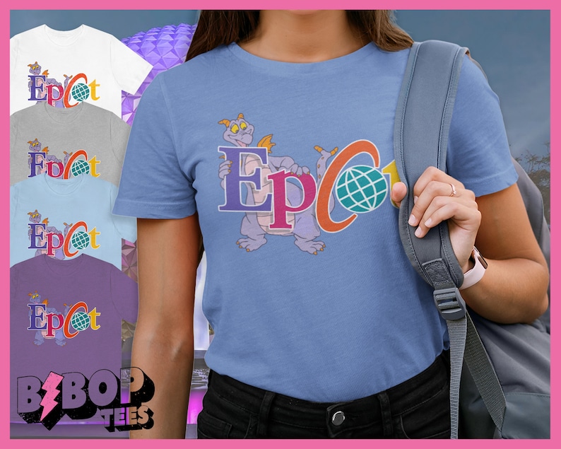 Vintage Figment Epcot Center 90's Style Unisex WDW Parks - Etsy