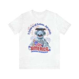 Muppets Sam Eagle Shirt Salute to All Nations Tee Muppets 3D Shirt ...