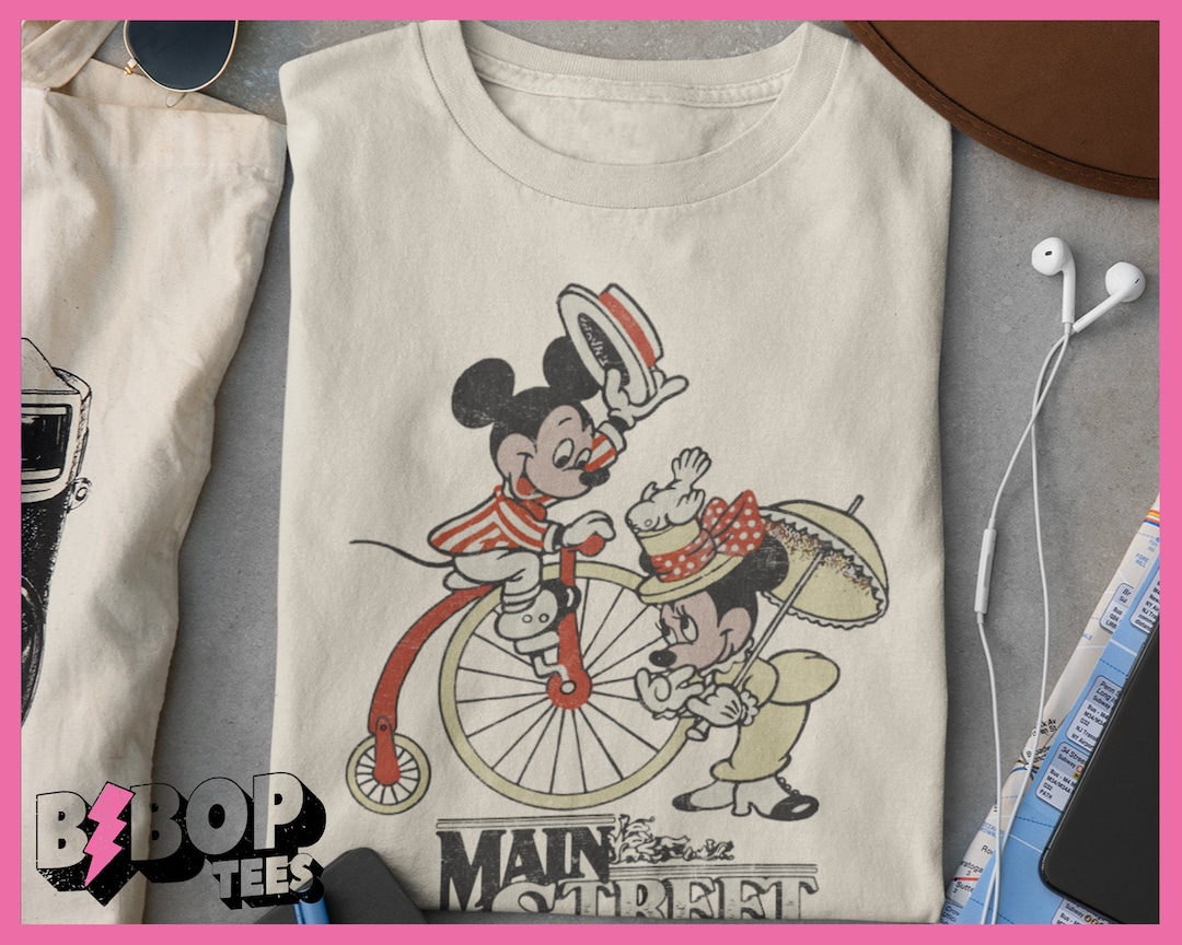 Main Street USA Walt Disney Vintage Style 40s Unisex T-shirt - Etsy