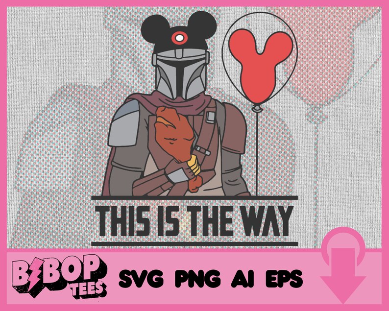 This is the Way Mandalorian WDW Turkey Leg Design Digital - Etsy