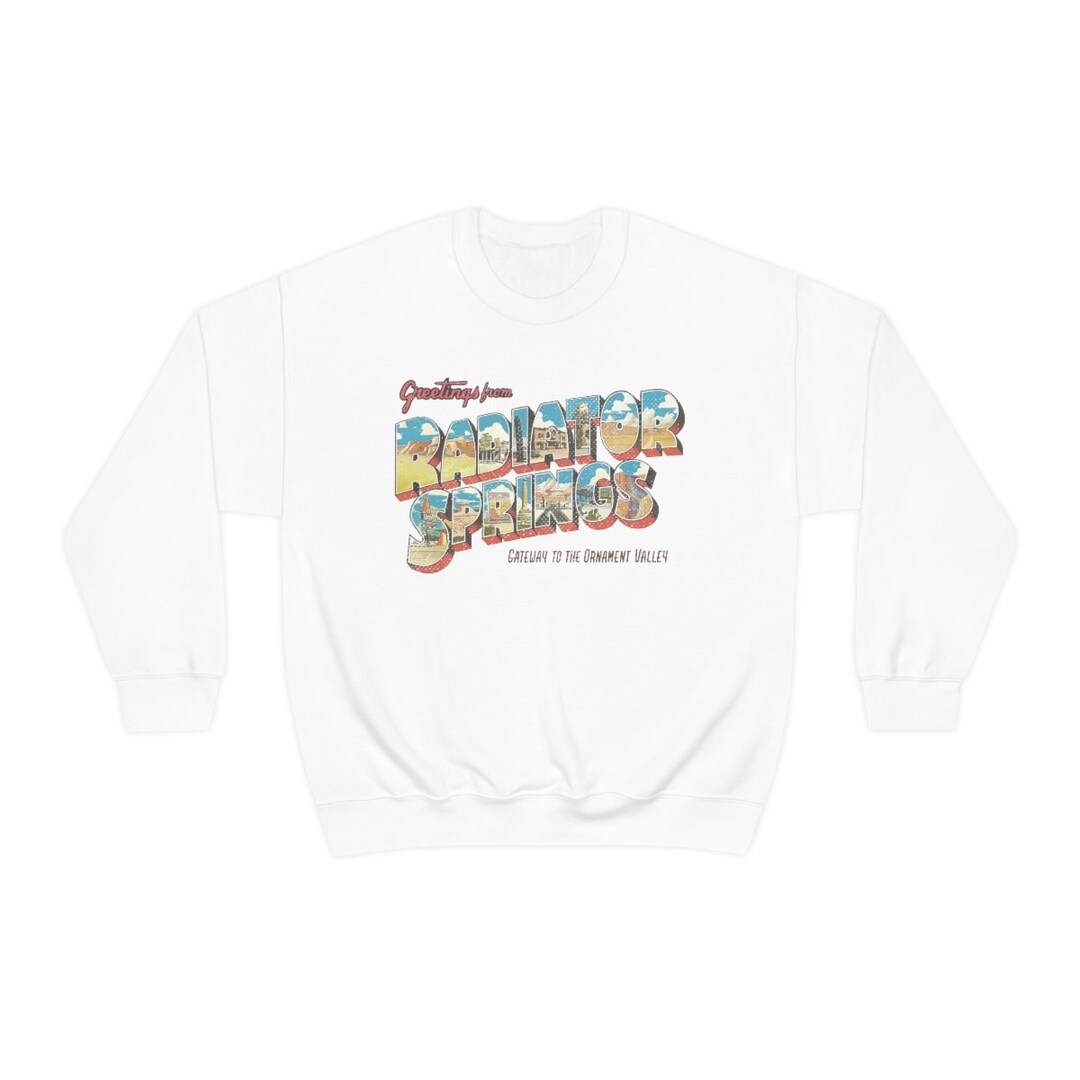 Radiator Springs Sweater, Cars Road Trip, Disney Parks Unisex Crewneck ...