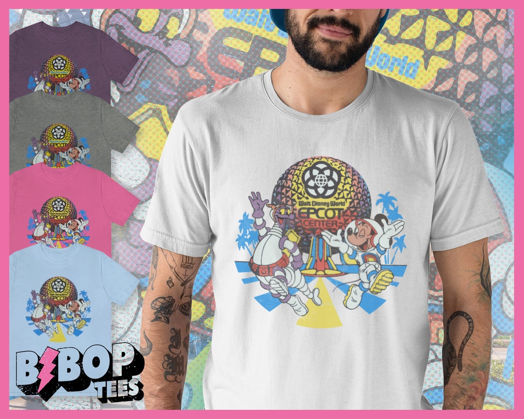 Epcot Mickey and Figment Astronaut Shirt 1982 Vintage Look Unisex Tee ...