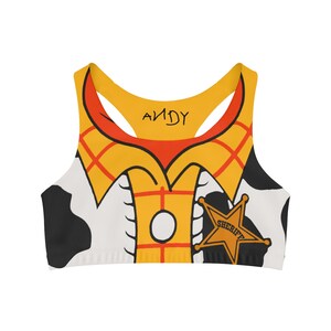 Woody Toy Story Marathon Running Sports Bra - Etsy