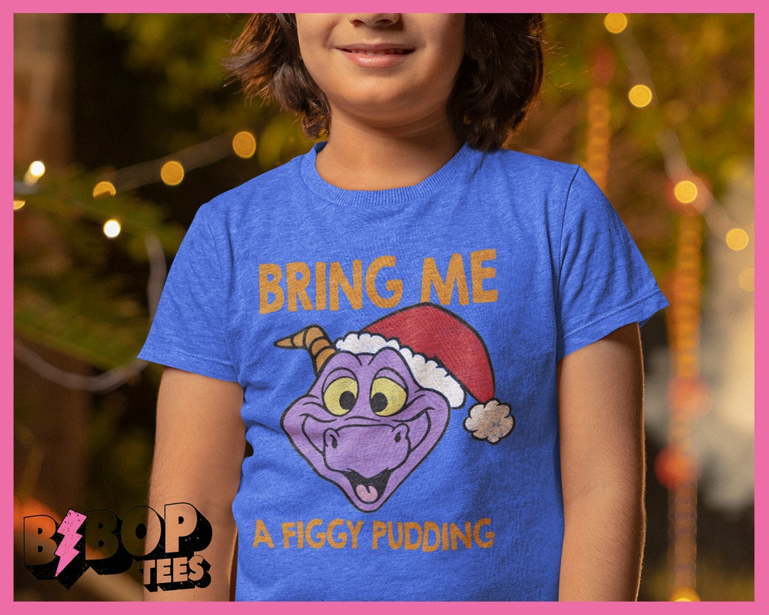 Youth Figment Holiday Figgy Pudding Christmas Vintage Unisex Tee - Etsy