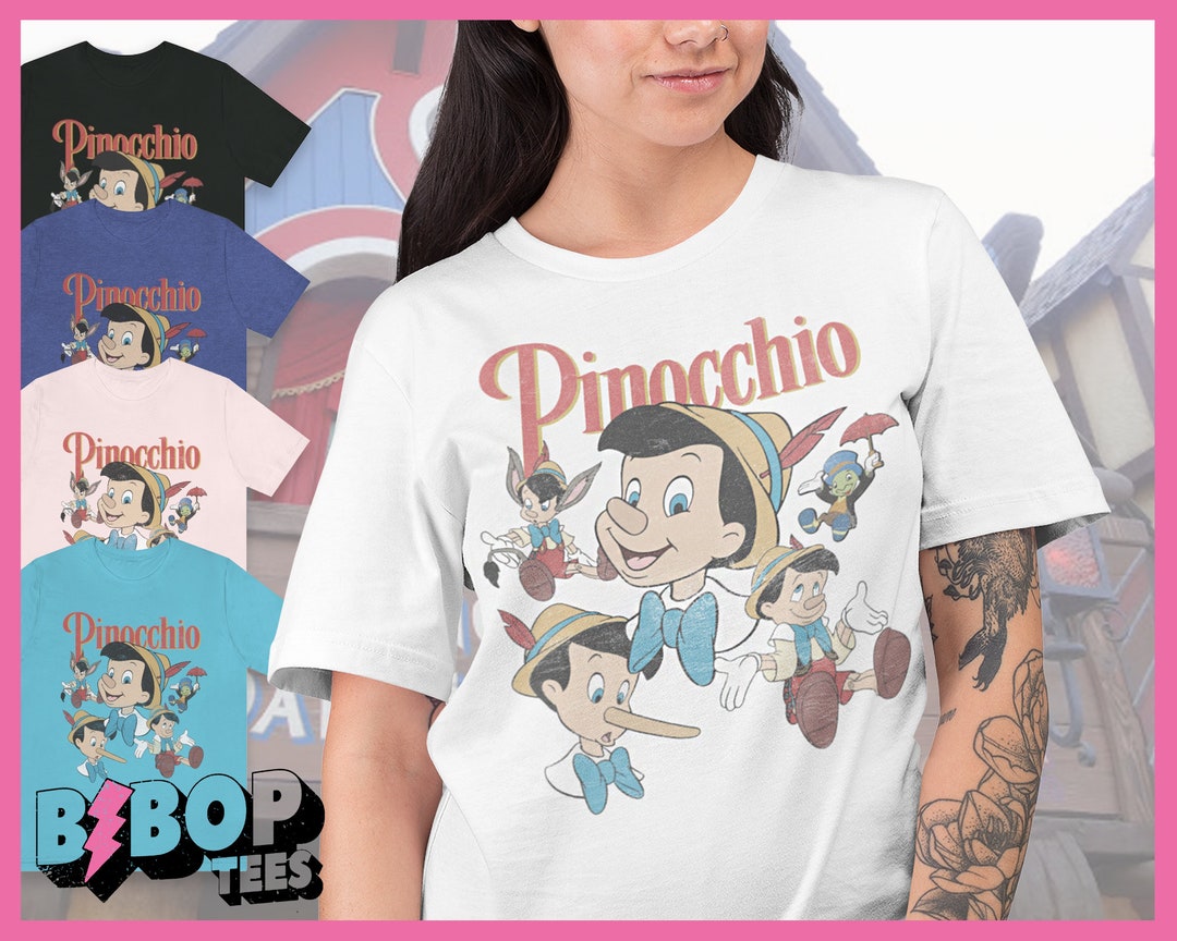 Pinocchio Vintage Look Pinocchios Daring Journey WDW Unisex Tee - Etsy