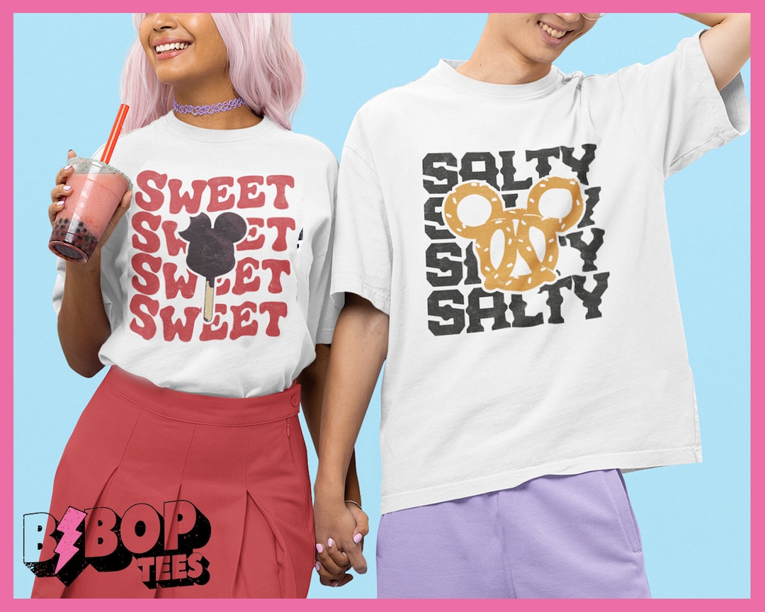 Disney Treats Salty and Sweet T-shirt Vintage Style Disney Eats WDW ...