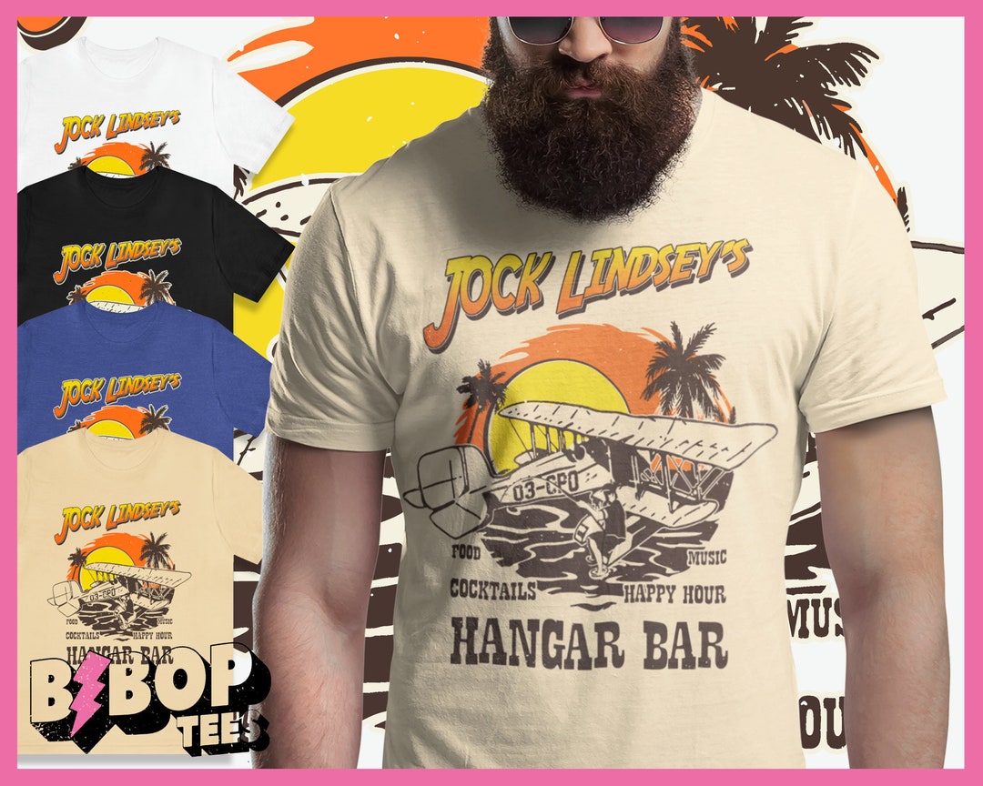 Jock Lindseys Hangar Bar Shirt Disney Drinking Tiki WDW - Etsy