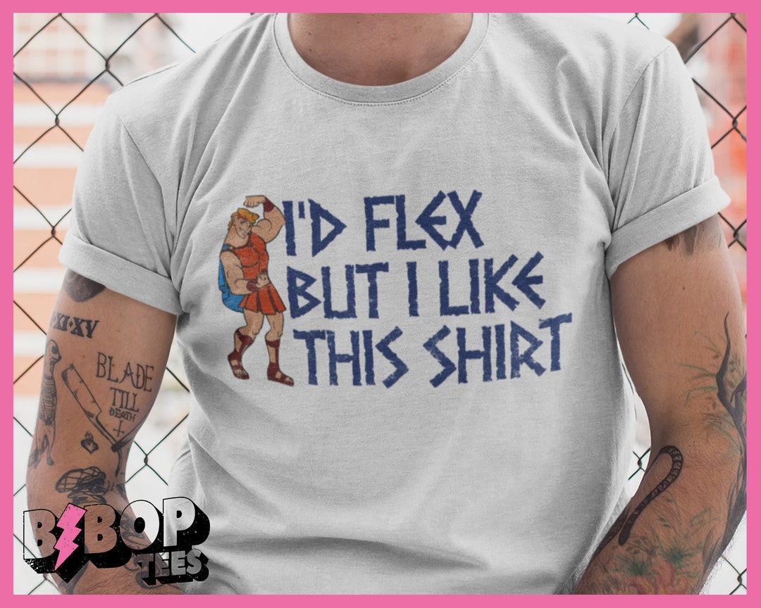 Vintage Hercules Id Flex Retro 90s Style Unisex Wdw Parks Tee Etsy
