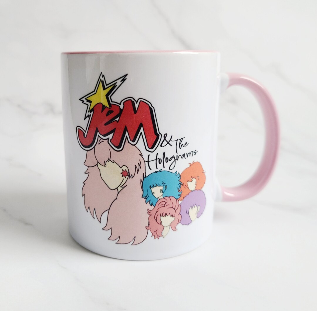 Retro Coffee Mug / 80s Coffee Mug / Jem and the Holograms - Etsy