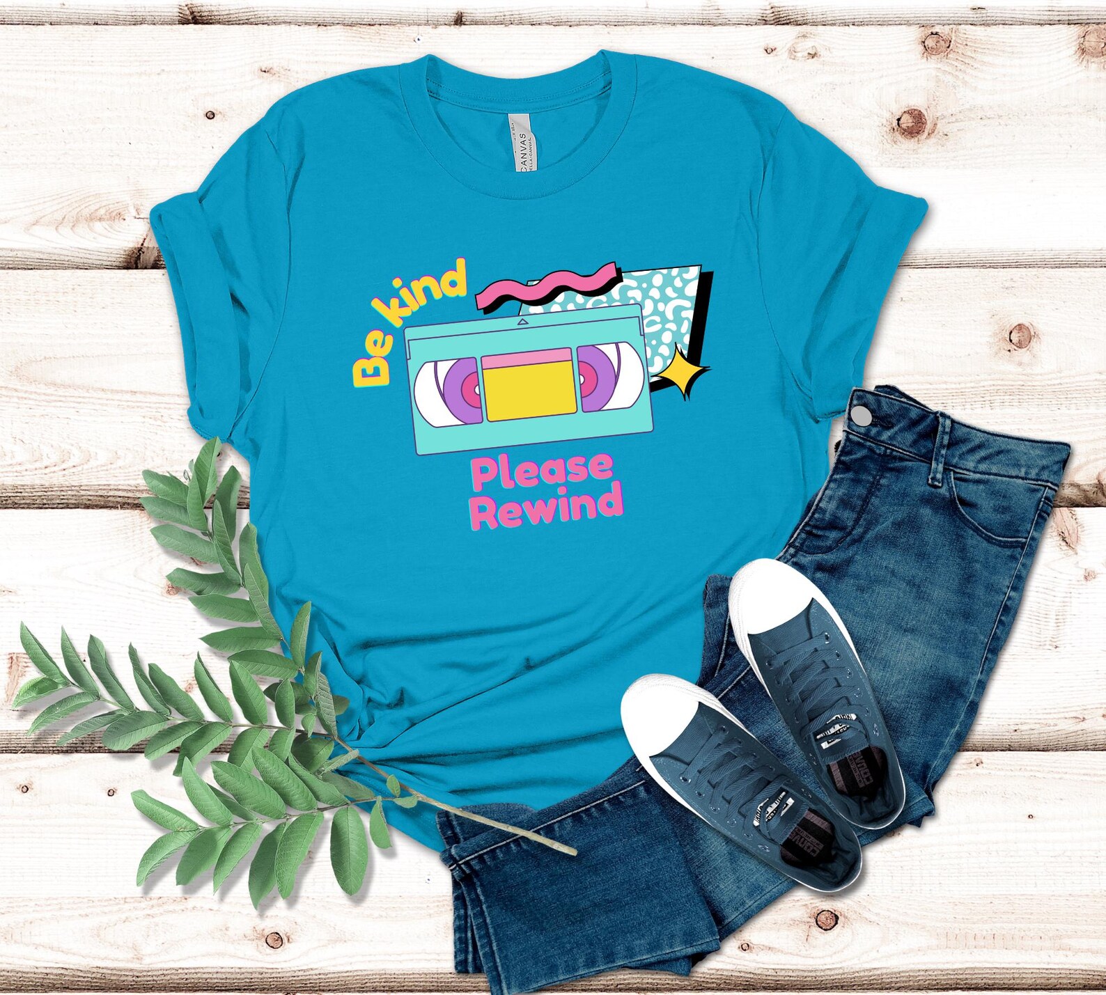 Be Kind Please Rewind VHS Tape Retro Style 80's T Shirt / 90's Vintage ...