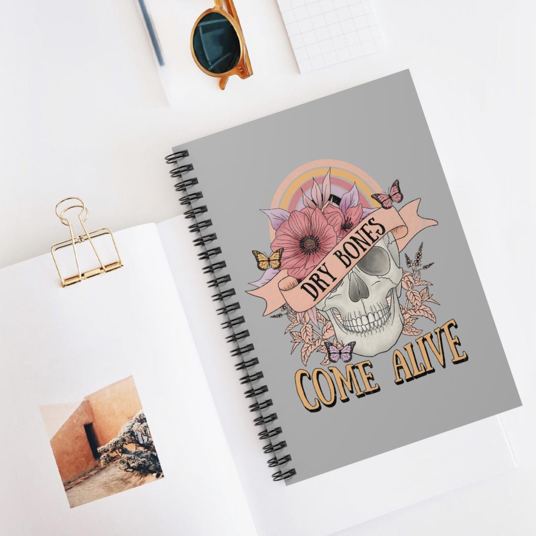 Dry Bones Come Alive Religious Prayer Journal / Religious Gift / Hymns ...