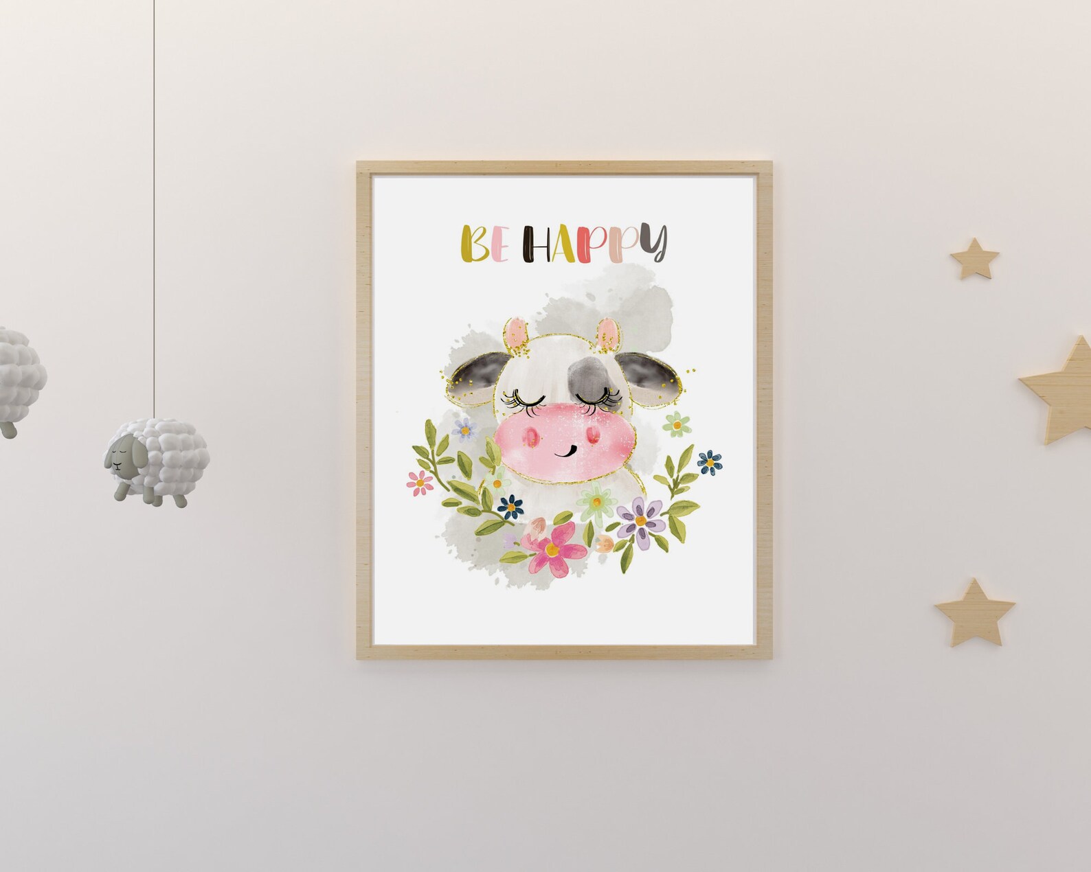 Cute Printable Baby Animal Wall Art Set of 6 Nursery | Etsy
