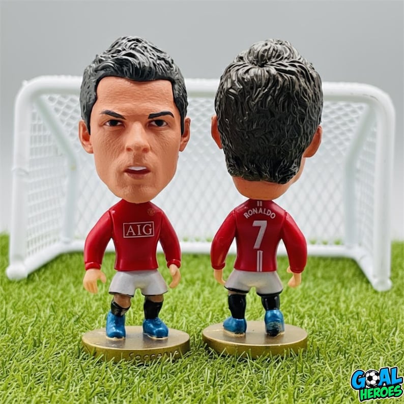 Cristiano Ronaldo Manchester United 2007/2008 Figurine - Mini Football ...