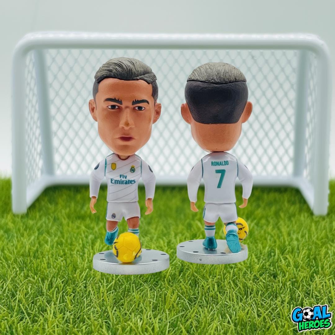 Cristiano Ronaldo CR7 Figure – Real Madrid 2017/2018 UCL Kit | Mini ...