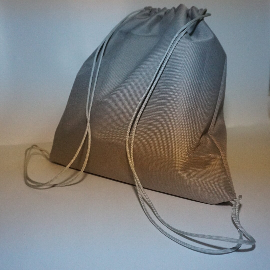Gray Rugged Drawstring Backpack - Etsy