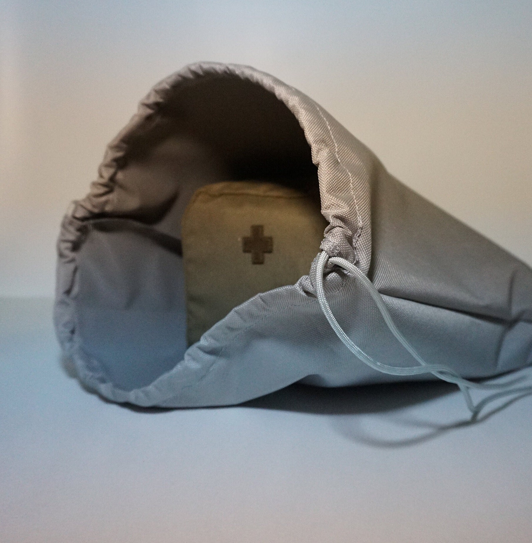 Gray Rugged Drawstring Backpack - Etsy