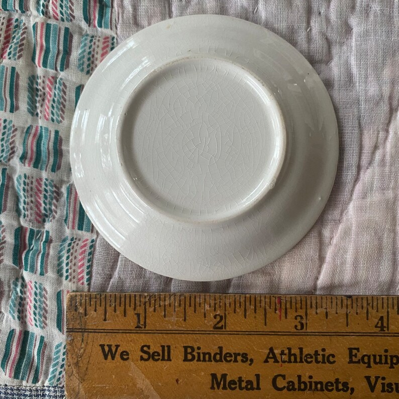 Antique Tiny Butter Pat Plate Set of Two - Etsy