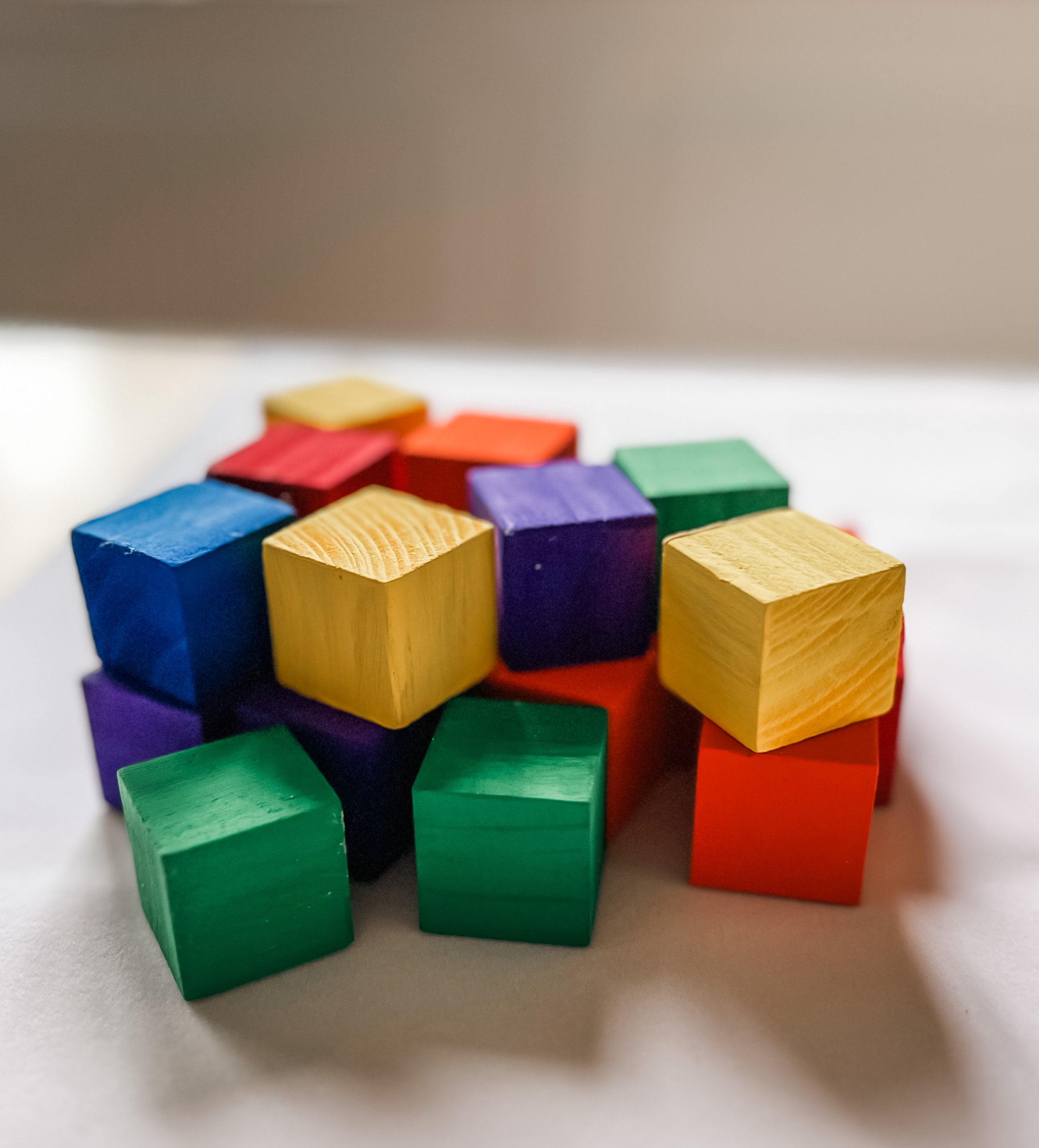 Rainbow Stained Blocks Set | Loose Parts | Toddler Toy | Fine Motor ...