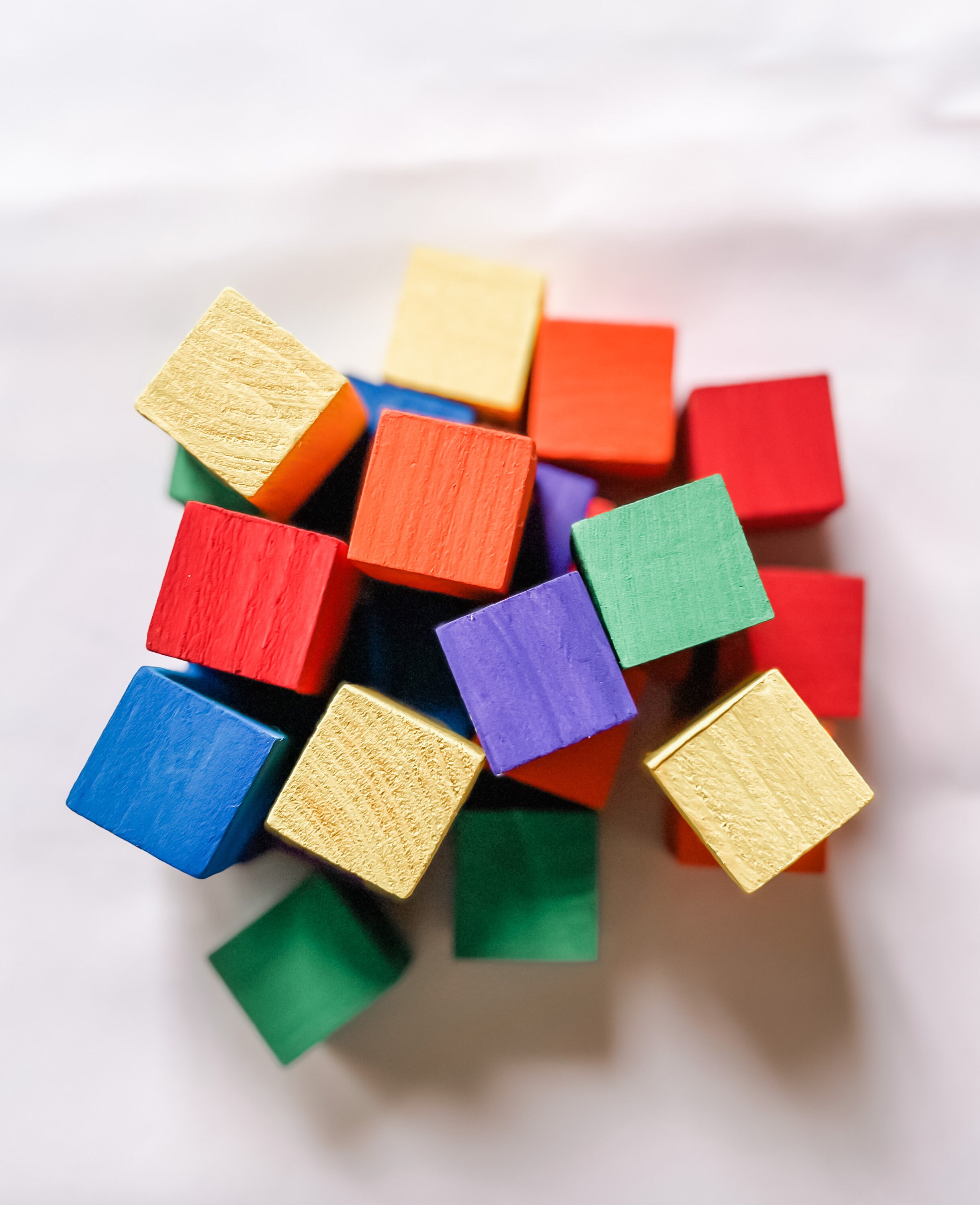 Rainbow Stained Blocks Set | Loose Parts | Toddler Toy | Fine Motor ...