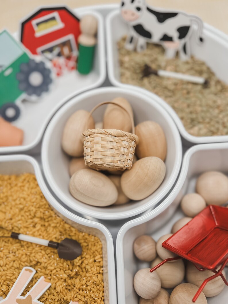 Invitation to Play | Farm Sensory Bin | Sensory Play Fillers - Etsy