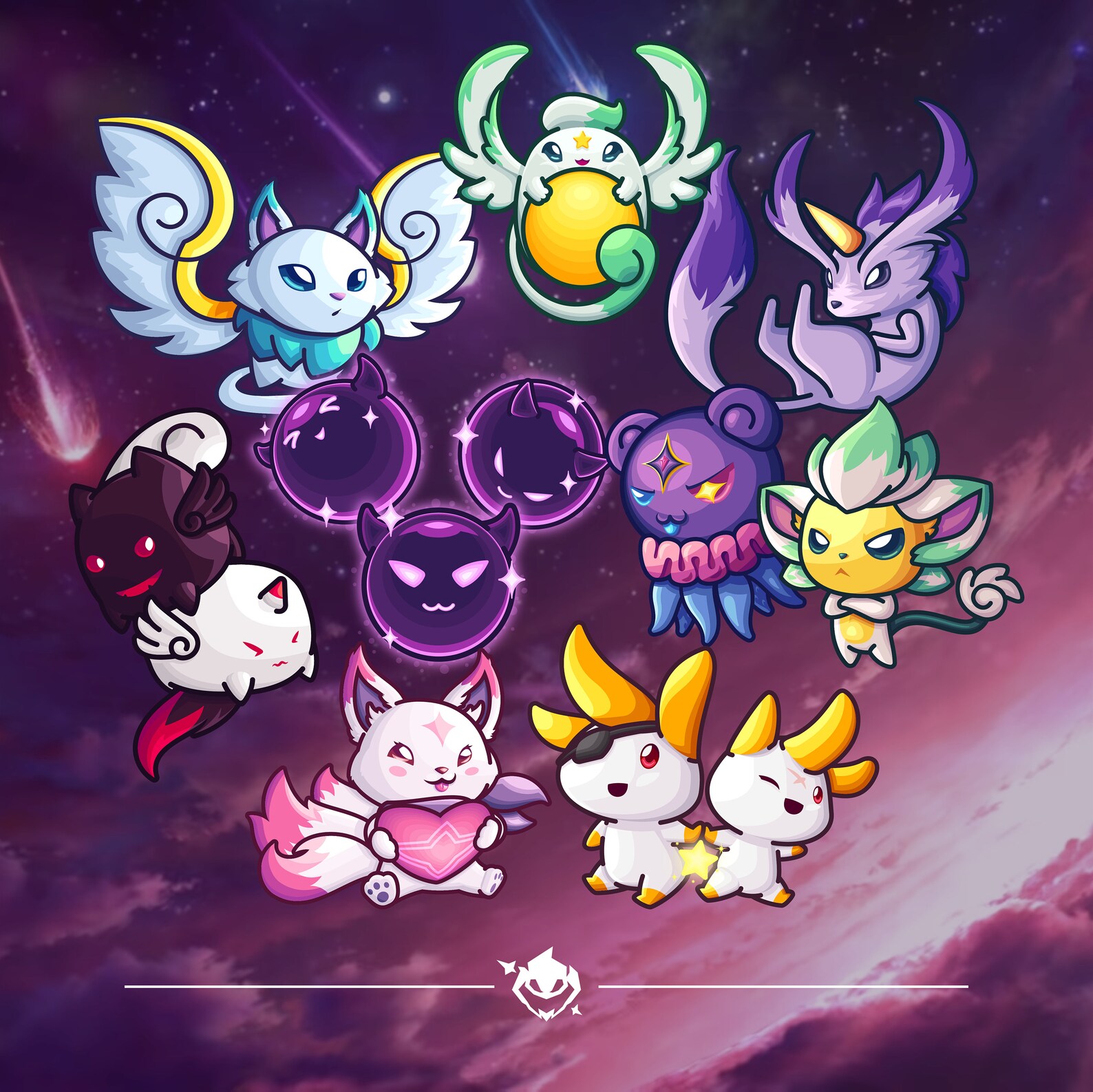 League of Legends Stickers, Star Guardian Syndra, Cute Star Guardian ...
