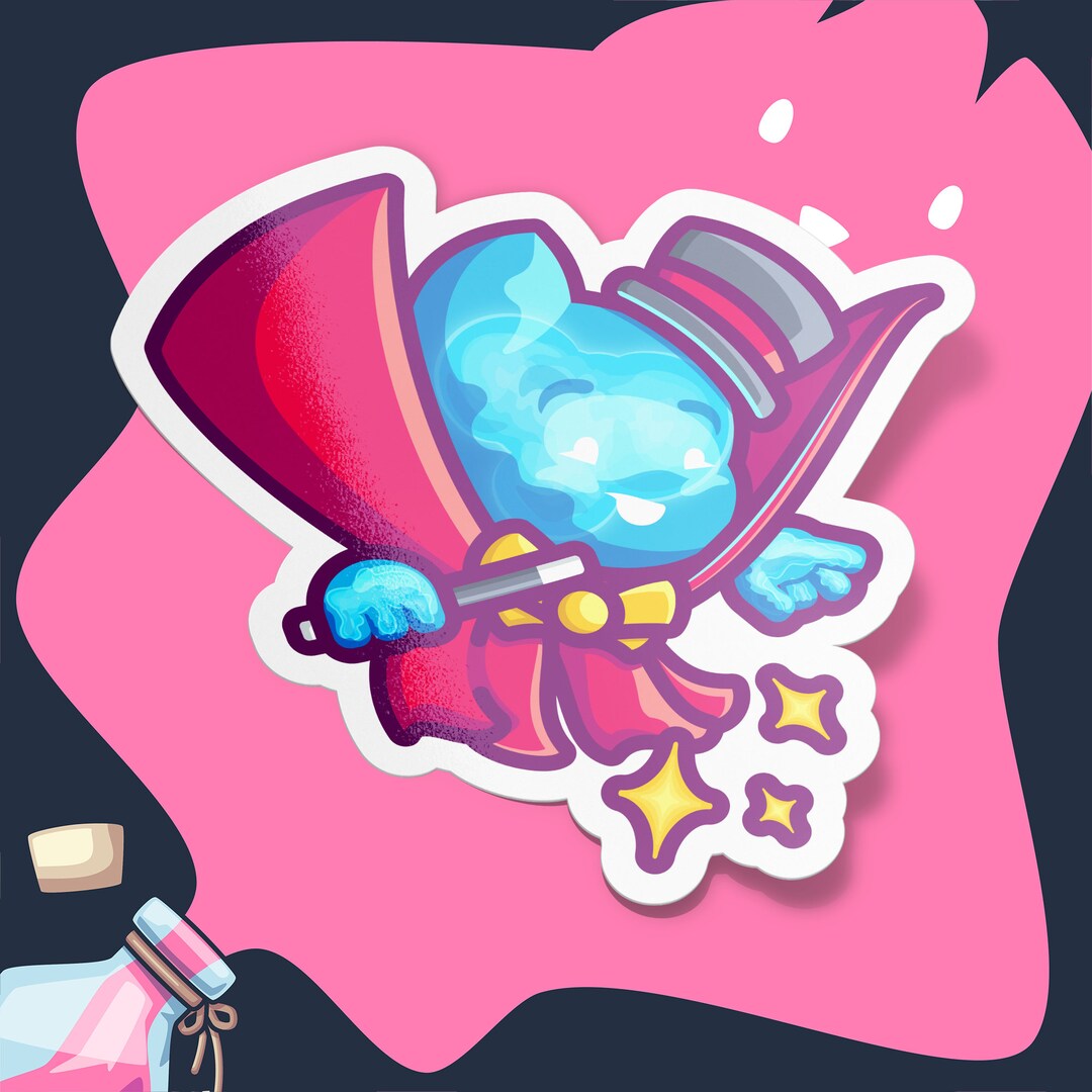 Cute Celestial Sticker, Cute Creature, Magic Stickers, Mystical ...