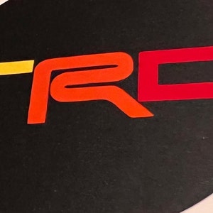 Vintage Color Toyota Style TRD Letters for 4runner Wheels - Etsy