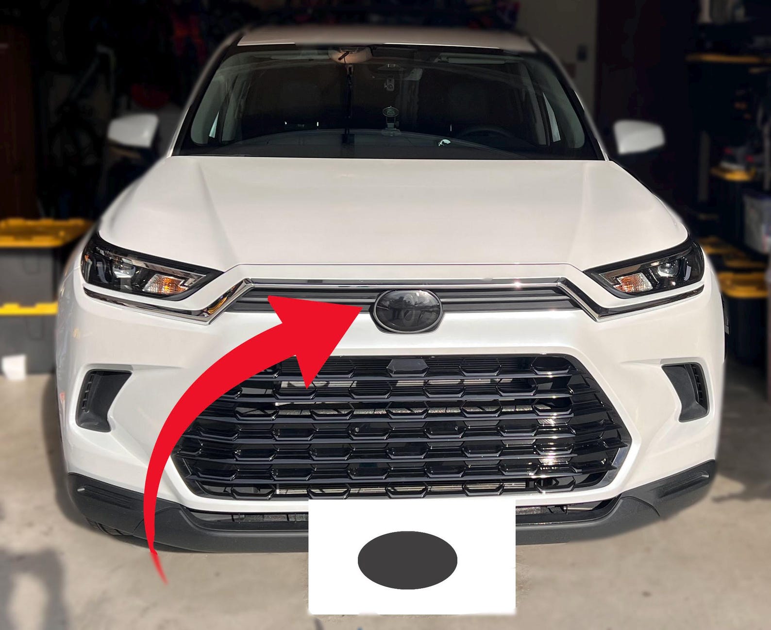 Fits: Lexus GX 550 Front Emblem Blackout Overlay - Etsy