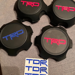 TRD Wheel Center Cap Inlay Decal for 2016-2024 4runner. - Etsy