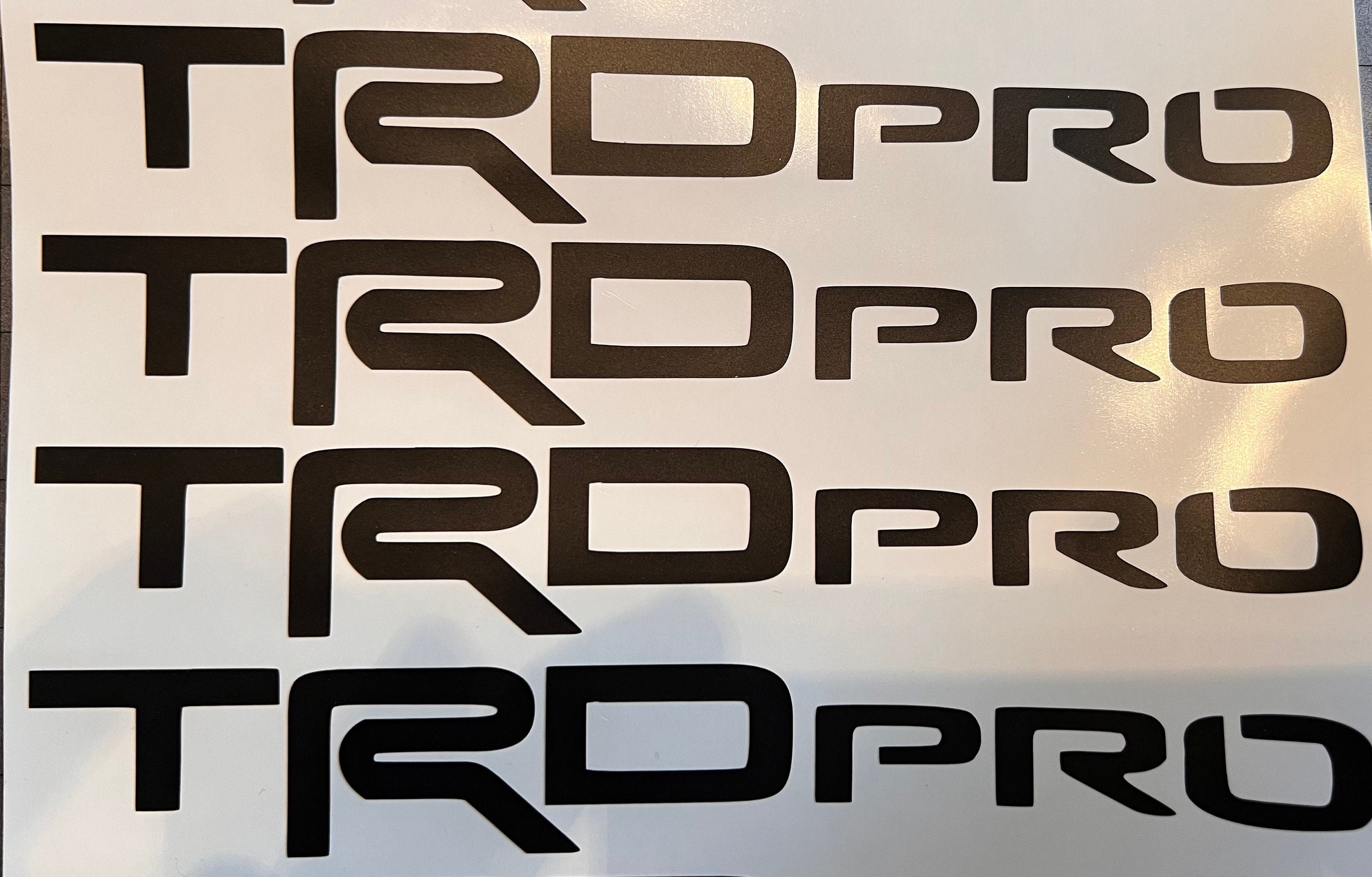 TRD Pro Premium Vinyl Logo - Etsy