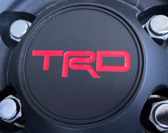 TRD Wheel Center Cap Inlay Decal for 2016-2024 4runner. - Etsy