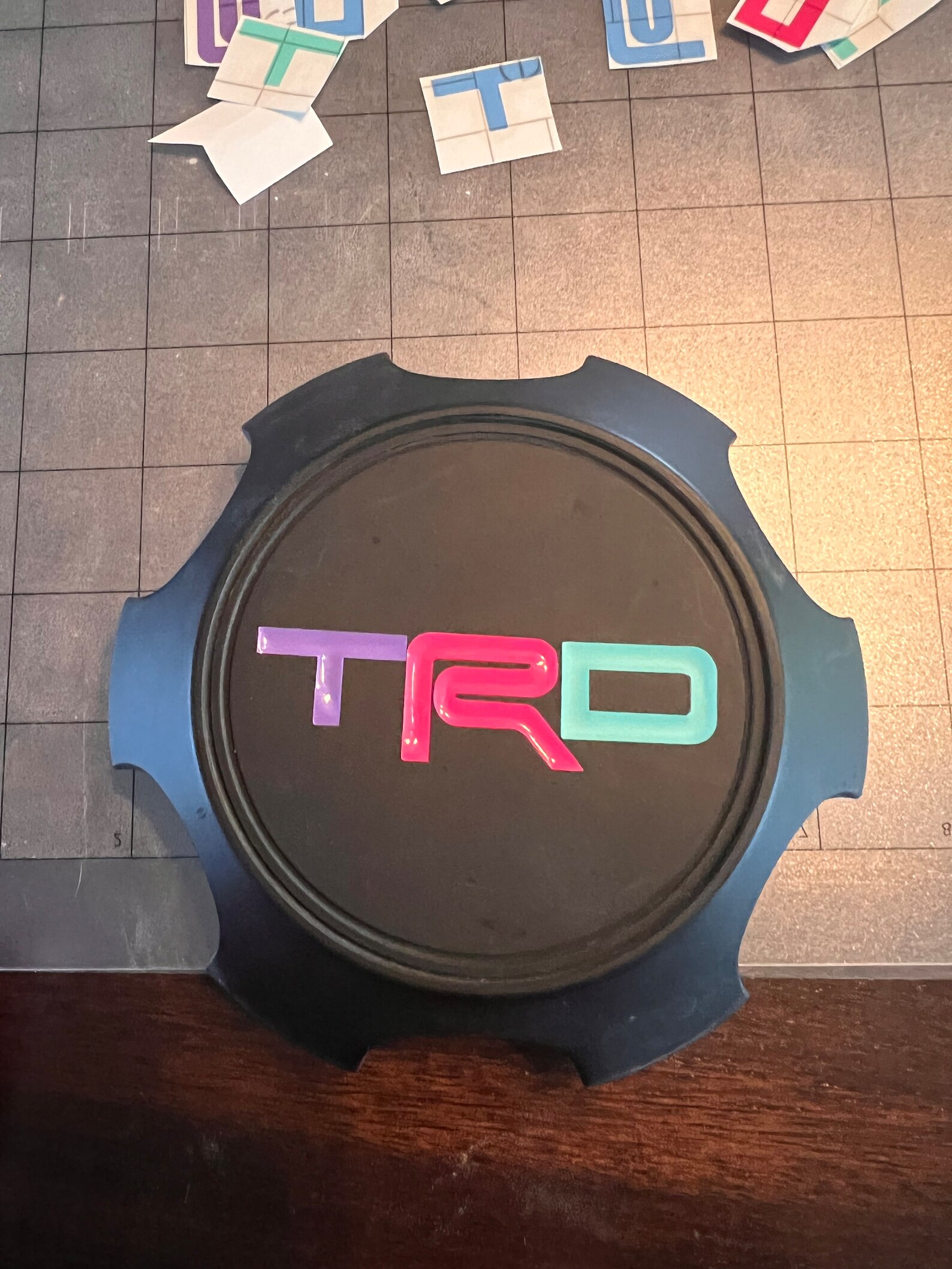 Vintage Color Toyota Style TRD Letters for 4runner Wheels - Etsy