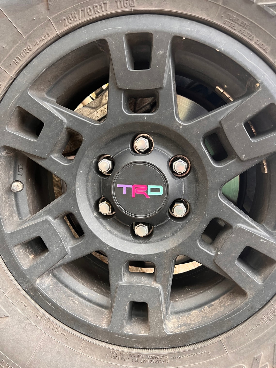 Vintage Color Toyota Style TRD Letters for 4runner Wheels - Etsy