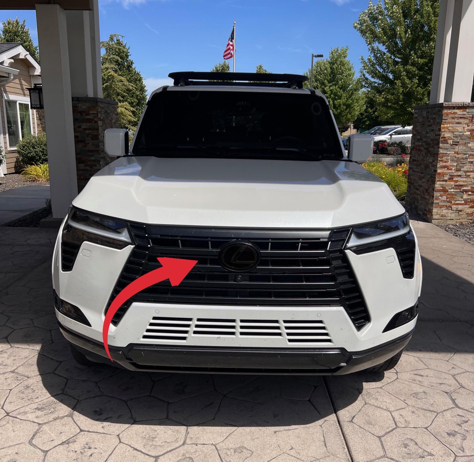 Fits: Lexus GX 550 Front Emblem Blackout Overlay - Etsy