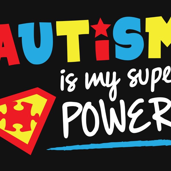 Autism Super Power Png - Etsy