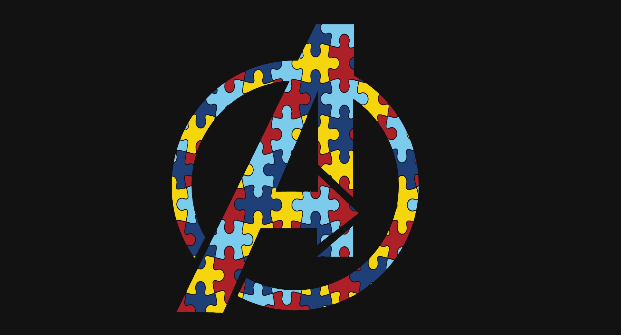 Avengers Autism Logo PNG, Autism Awareness Png, Can Be Printed on ...