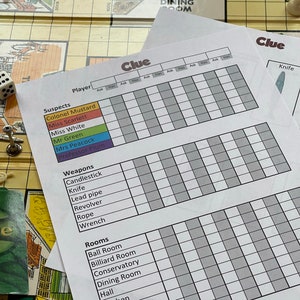 Reusable Blank Clue Detective Sheets Printable - Etsy