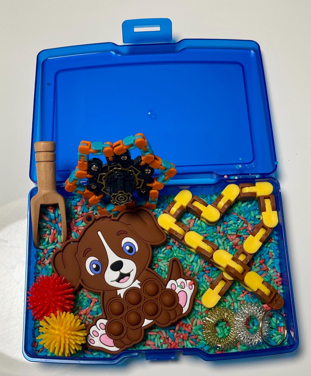 Puppy Love Sensory Play Kit in Plastic Carrying Case Perfect for Travel ...