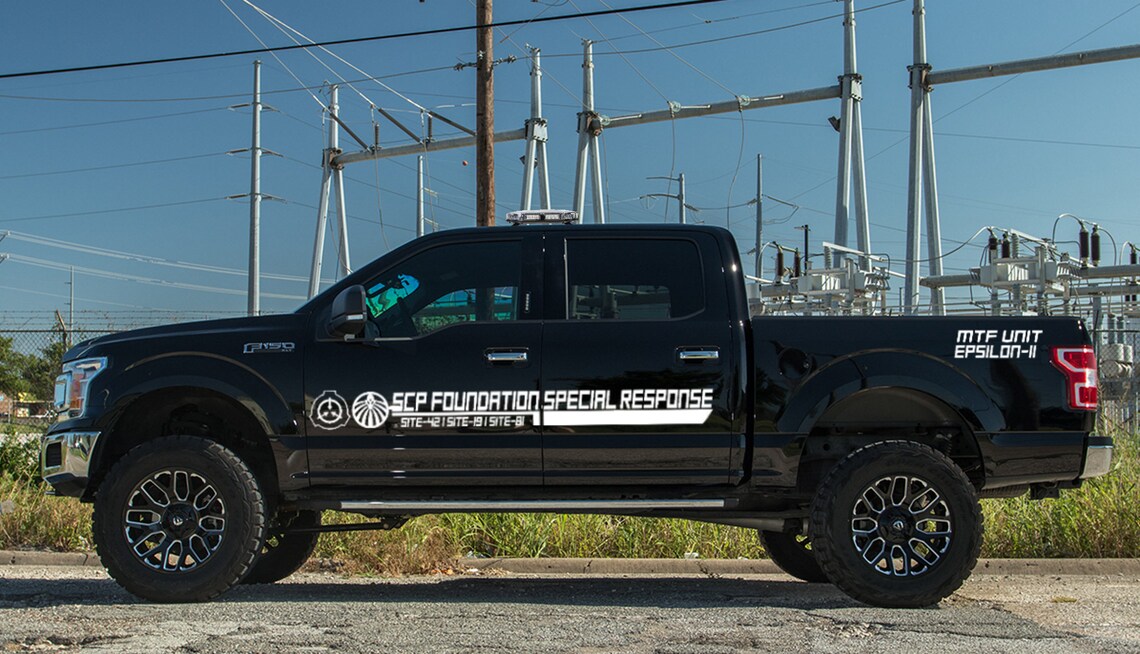 SCP Foundation Car Decal Mobile Task Force MTF Epsilon-11 - Etsy