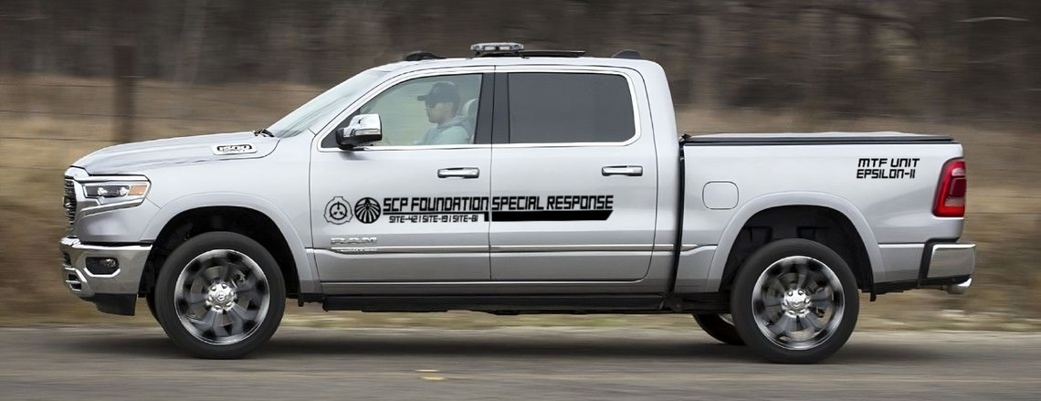 SCP Foundation Car Decal Mobile Task Force MTF Epsilon-11 - Etsy Canada