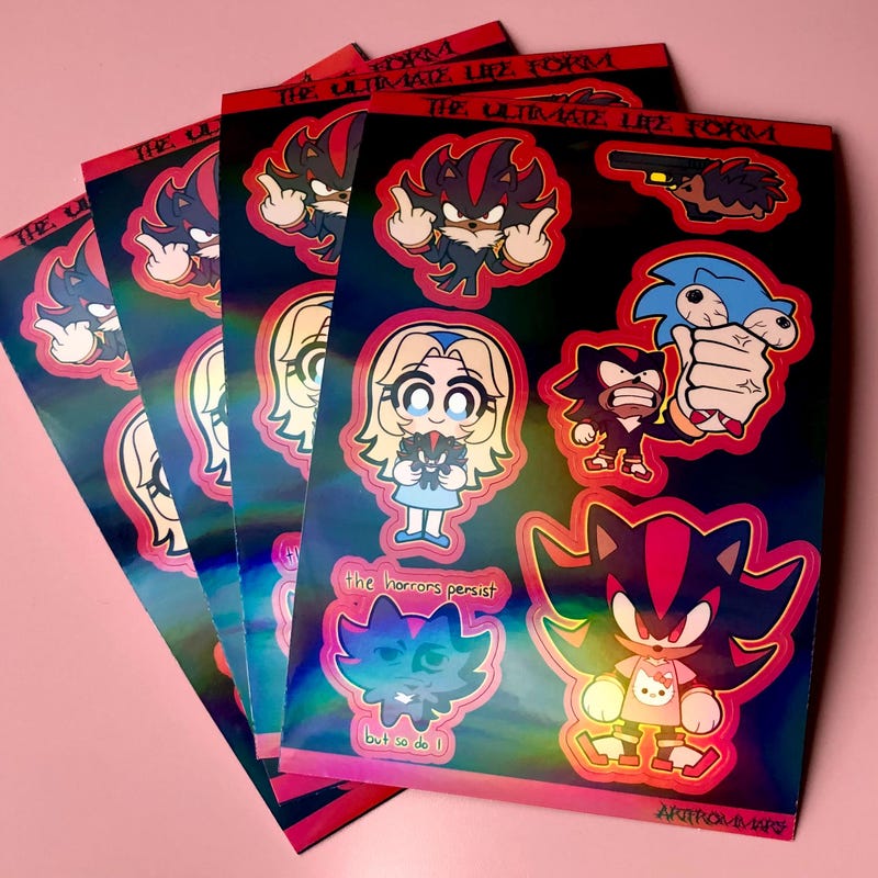 Shadow the Hedgehog - Etsy