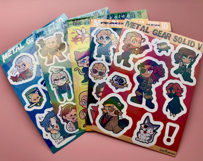MGS Stickers 1 - Etsy