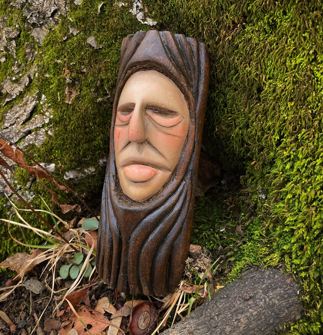 Linden Tree Guardian hand Carved Linden Wood Spirit - Etsy