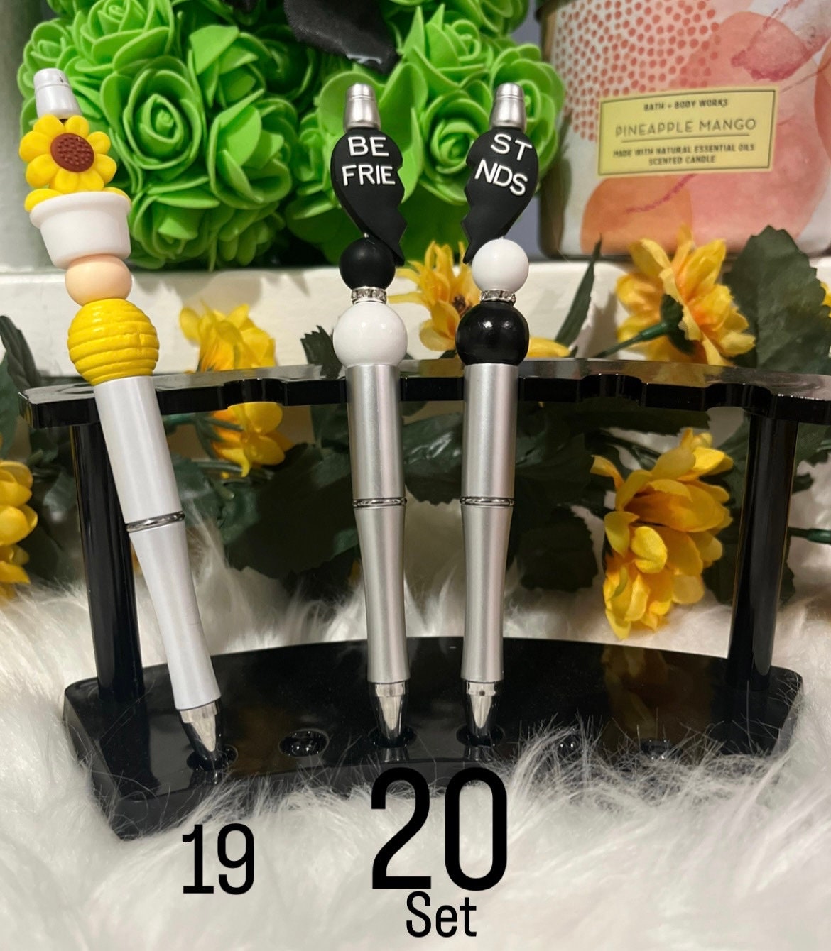 Beaded Everlasting Pencil, Cute Pencil, Fun Pencil, Characters Pencil ...