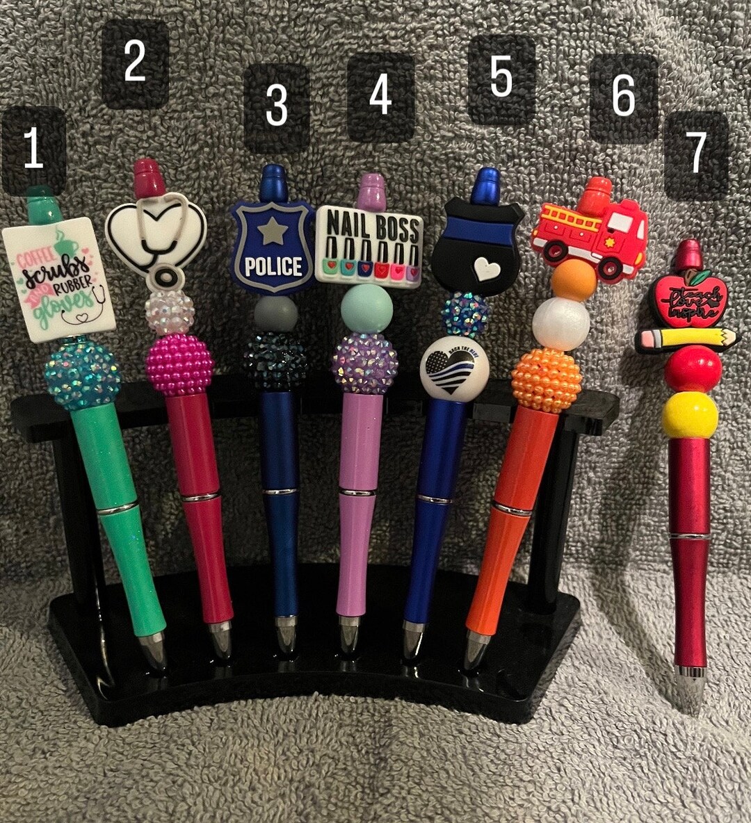 Career Custom Made Beaded Pens| Career/themed Pens - Etsy
